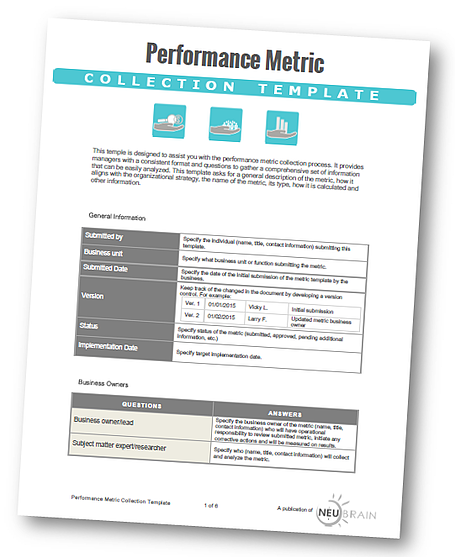 Quick Tips for Defining Business Performance Metrics